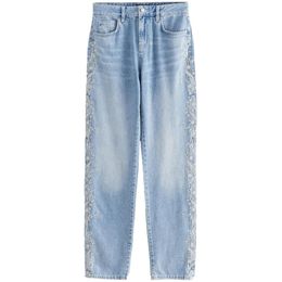 next Jeans Damen Gr&ouml;&szlig;e 32/33 blau / wei&szlig;