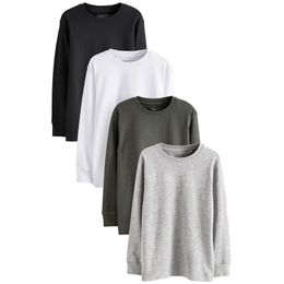 next Shirt Jungen Gr&ouml;&szlig;e 176 grau / oliv / schwarz / wei&szlig;