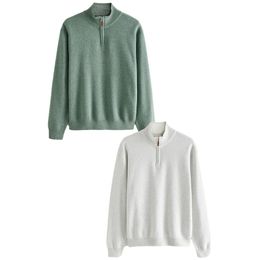 next Pullover Herren Gr&ouml;&szlig;e XXXL gr&uuml;n / wei&szlig;