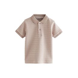 next Poloshirt Jungen Gr&ouml;&szlig;e 86 creme / dunkelbeige