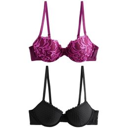 next Bra female Purple, Black size 38