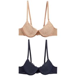 next Bra female Beige, Blue size 30