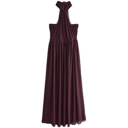 next Abendkleid Damen Gr&ouml;&szlig;e 36 lila Winterkleid