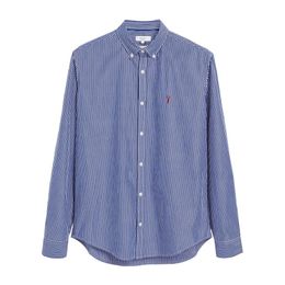 next Button Up Shirt male Blue size 3XL