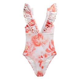 next Badeanzug Damen Größe XL pink / weiß