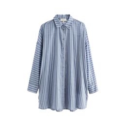 next Tunika Damen Größe 4XL hellblau / weiß