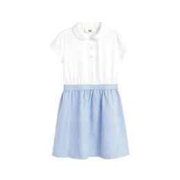 next Kleid M&auml;dchen Gr&ouml;&szlig;e 116 azur / wei&szlig;