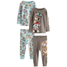next Schlafanzug Jungen Größe 86 hellblau / taupe / mischfarben