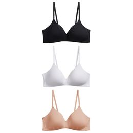 next BH Damen Gr&ouml;&szlig;e 75 creme / schwarz / wei&szlig;