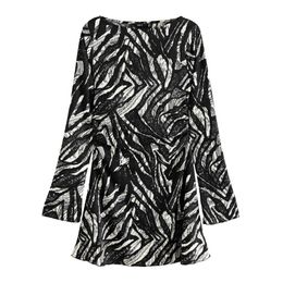 next Kleid Damen Größe 50 schwarz / weiß Winterkleid