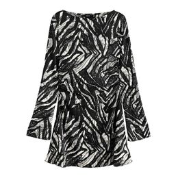 next Kleid Damen Größe 50 schwarz / weiß Winterkleid