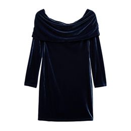 Mango Kleid 'XSOL' Damen Größe 34 blau Winterkleid