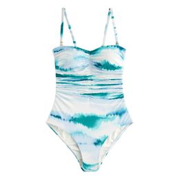 next Badeanzug Damen Größe XXL blau / weiß