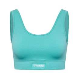 Hummel Sport-BH 'Alive' Damen Größe XL aqua / weiß