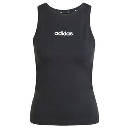 adidas Sportswear Sporttop 'Essentials' Damen Größe 4XS schwarz / weiß