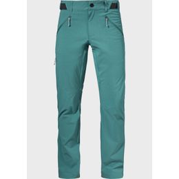 Schöffel Outdoorhose SCHÖFFEL "CIRC Pants Looop M" Gr. 46, Normalgrößen, grün (6755, grün), Herren, Oberstoff : 100% Polyester, Hosen