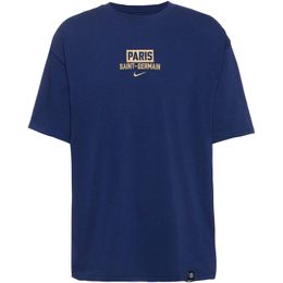 Nike Paris Saint-Germain T-Shirt Herren - blau - Gr. S - Baumwolle