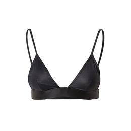 Calvin Klein Swimwear Bikini Top female Black size L