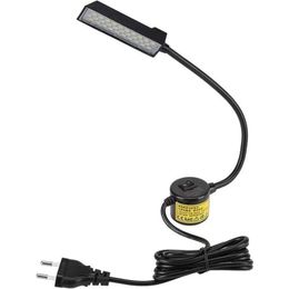 Csparkv - LED-Nähmaschinenlampe, 30 LED-Lampe mit Schalter, magnetischer Montagesockel für Nähmaschine, LED-Arbeitslicht