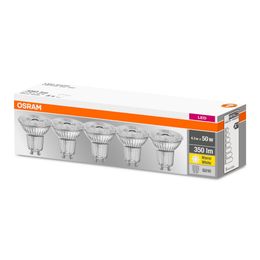 LEDVANCE Osram 5er Set LED GU10 4,3 Watt 2700 Kelvin 350 Lumen