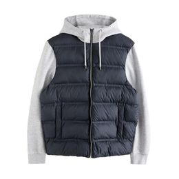 next Jacke Herren Größe XL navy / hellgrau