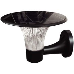 V-TAC Solar LED-Wandleuchte VT-425, 15 W, 6000 K+ 4000 K, schwarz