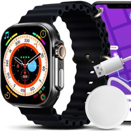Smartwatch Damen Herren 1.3" HD Fitness Tracker Uhren für Android IOS IP67 Wasserdicht Pulsmesser Schrittzähler Aktivitätstracker Retoo