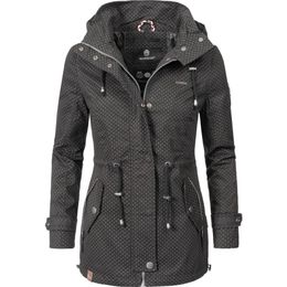 Marikoo Jacke 'Nyokoo' Damen Gr&ouml;&szlig;e XS schwarz / perlwei&szlig;