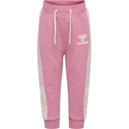 Hummel Sporthose M&auml;dchen Gr&ouml;&szlig;e 86 creme / rosa / hellpink / wei&szlig;