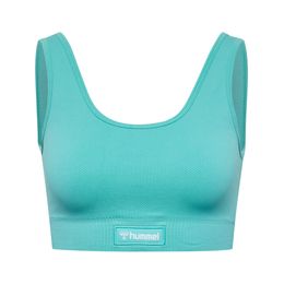 Hummel Sport-BH 'Alive' Damen Gr&ouml;&szlig;e XL aqua / wei&szlig;