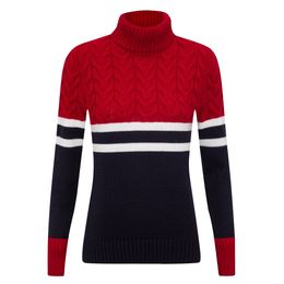 Williot Pullover Damen Gr&ouml;&szlig;e S navy / rot / wei&szlig;
