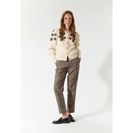 Dea Kudibal Knit Cardigan 'Felinedea ' female size XL Beige / Brown / Black