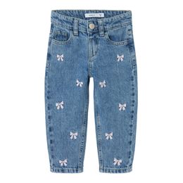 name it Jeans 'NMFBella' M&auml;dchen Gr&ouml;&szlig;e 110 blue denim / flieder
