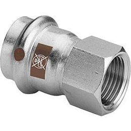 Viega Temponox Übergangsstück 811815 28 mm x Rp 3/4, Stahl, nicht rostend, Rp-Gewinde, SC-Contur