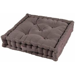 Dynamic24 Sitzkissen Stuhlkissen Auflagen Bankauflage 45 x 45 x 10cm taupe 1730802