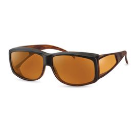 Sonnenbrille Eschenbach OPTIK "ambelis", Damen, braun, casual, Brillen, mit Reduzierung von störenden Blendungen