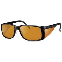 Sonnenbrille Eschenbach OPTIK "ambelis", schwarz, Damen, Brillen, Federscharniere, mit anpassbaren Stegarmen