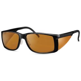 Sonnenbrille Eschenbach OPTIK "ambelis", schwarz, Damen, Brillen, Federscharniere, mit anpassbaren Stegarmen