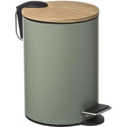 Kosmetikeimer mit Bambusdeckel modern, 3 l