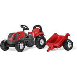 RollyKid Valtra Trettraktor mit AnhŠnger fŸr Kinder 2,5 bis 5 Jahren - Rolly Toys