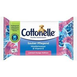 Cottonelle Feuchtes Toilettenpapier Sauber Pflegend 1-lagig, 42 Tücher