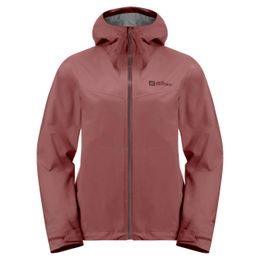 Funktionsjacke Jack Wolfskin "HIGHEST PEAK 3L JKT W" Gr. L (42/44), rot (apple, butter), Damen, OBERSTOFF 100% POLYESTER FUTTER 100% POLYESTER, Jacken