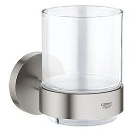 Grohe Start Glas mit Halter 41194DC0 Supersteel