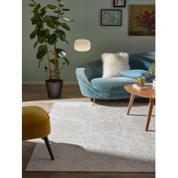 benuta Nest Waschbarer Teppich Miray Taupe 80x150 cm - Vintage-Stil Teppich im Used-Look