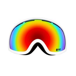 YEAZ Ski- Snowboardbrille rot/wei&szlig; PEAK
