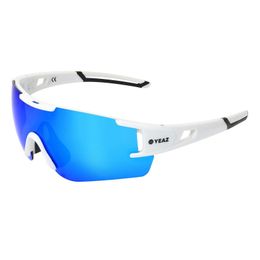 YEAZ Sport-Sonnenbrille Bright White/Blue SUNBLOW
