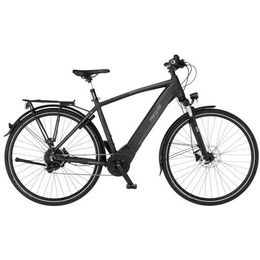 FISCHER BIKE E-Bike FISCHER FAHRRAD "VIATOR 6.0i Herren 504" Gr. 55, silber (graphit metallic matt), E-Bikes, 55cm, 28 Zoll (71,12cm), Pedelec, Elektrofahrrad für Herren