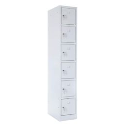 BRB 74323 F&auml;cherschrank 180 x 50 x 30 cm - 6 F&auml;cher
