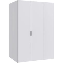 Eckschrank wimex "Norderney", weiß, B:135,2cm H:197cm T:97cm, Spanplatte, Schränke, Begehbarer Kleiderschrank, Ecklösung, Garderobe