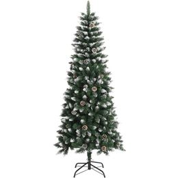 Künstlicher Weihnachtsbaum mit Ständer Grün 180 cm pvc vidaXL